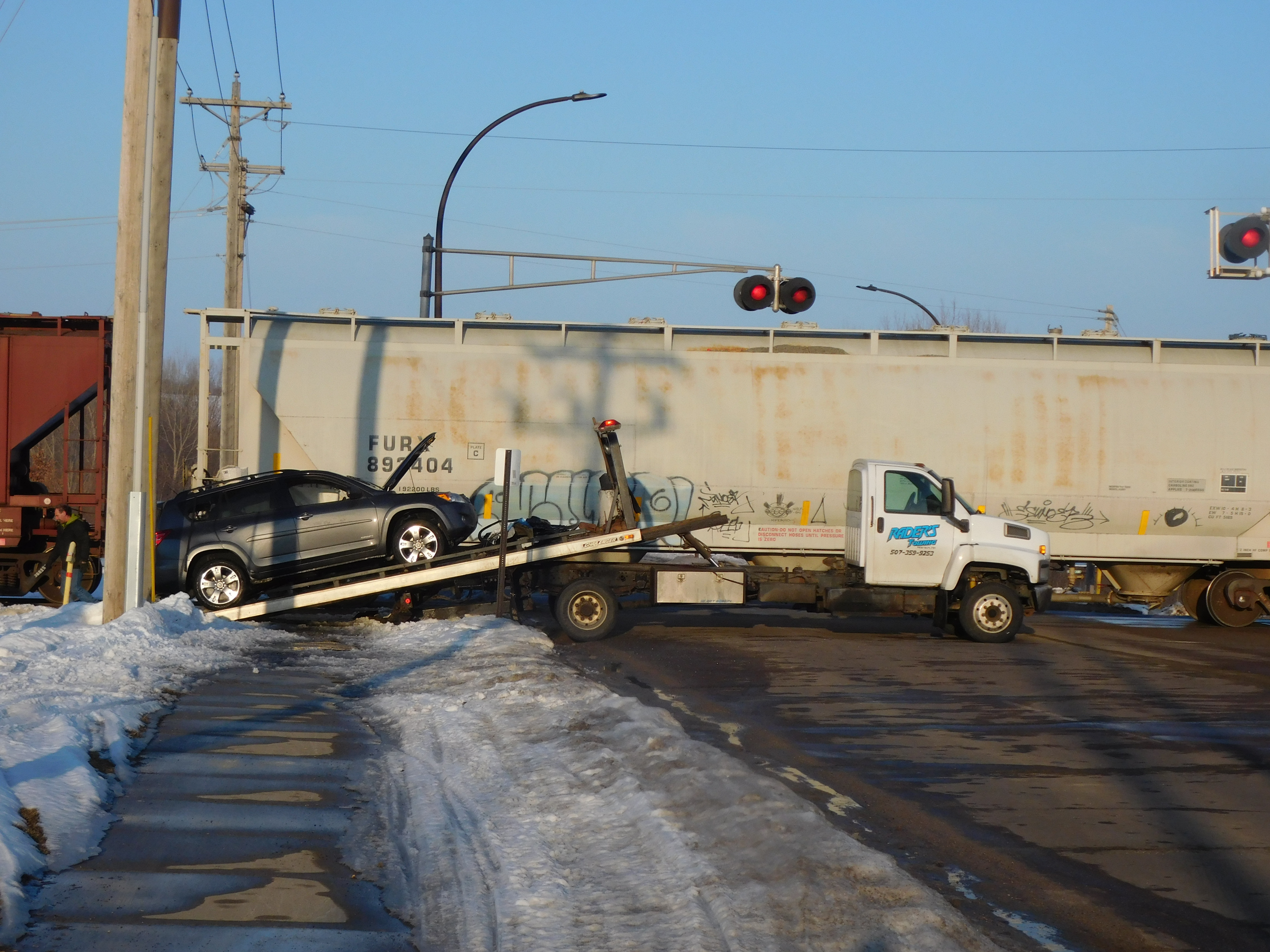 Woman hurt as vehicle collides with train | News, Sports, Jobs - The ...